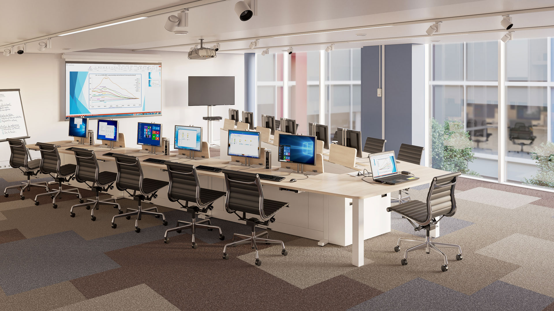 Aménagement d'une salle de formation / réunion pour DELTA 3C - EGIC