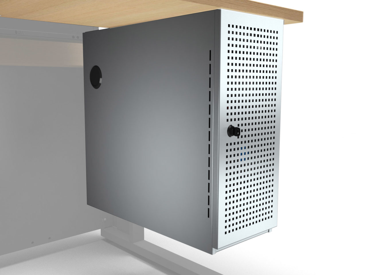 Caissons UC sécurisés à fixer ou poser sous un bureaux - EGIC