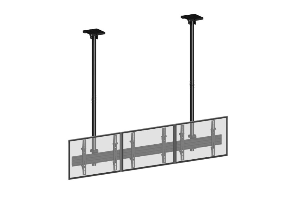 Supports écrans plafond & sol/plafond pour grands écrans TV - EGIC
